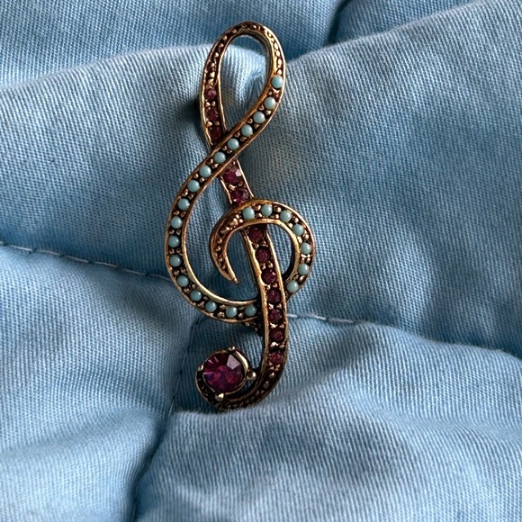 Jewelry | Treble Clef Pin | Poshmark